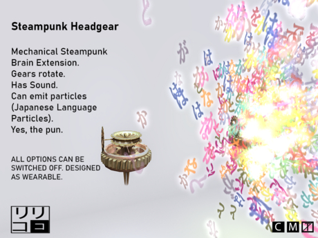 Second Life Marketplace - [ririko-co] Steampunk Headgear
